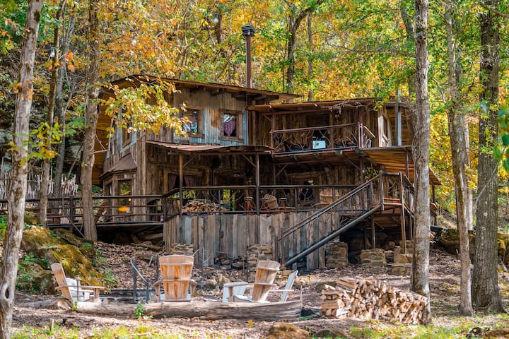 Karolina Rose- Luxury Cabin W/ Hot Tub + 1-utv - Jasper, AR
