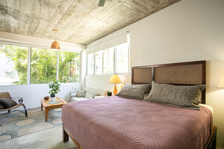Loft "D" Cama King Con Terraza Casitas Miramar - Puerto Vallarta