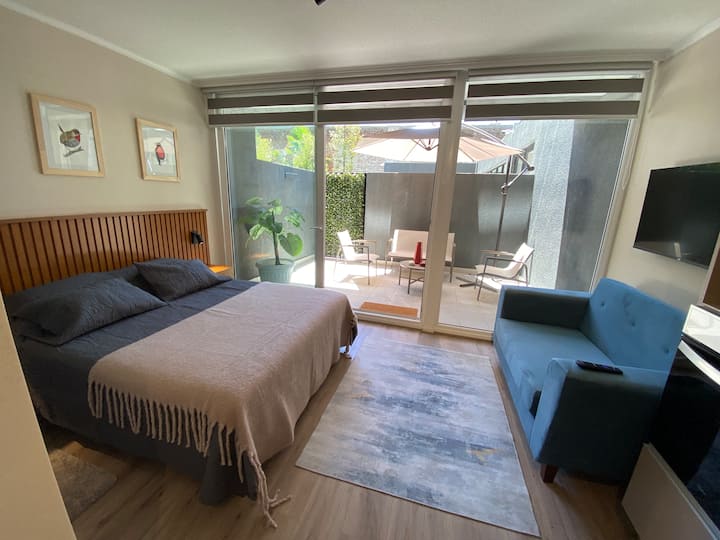 Loft Moderno / Acogedor Patio - Chile