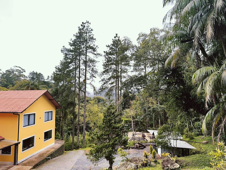 Refúgio Familiar | Animais, Piscina E Natureza - Nova Friburgo