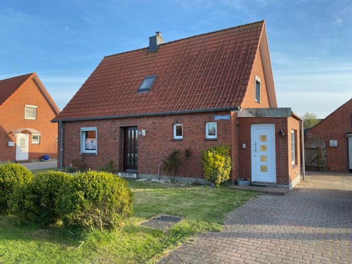 Gemütliches Ferienhaus Mit Hund - Komplett Umzäunt - Friedrichskoog