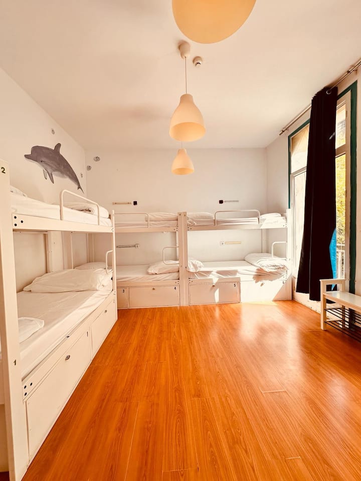 Habitación Femenina 8 Pax Compartida. - 바르셀로나