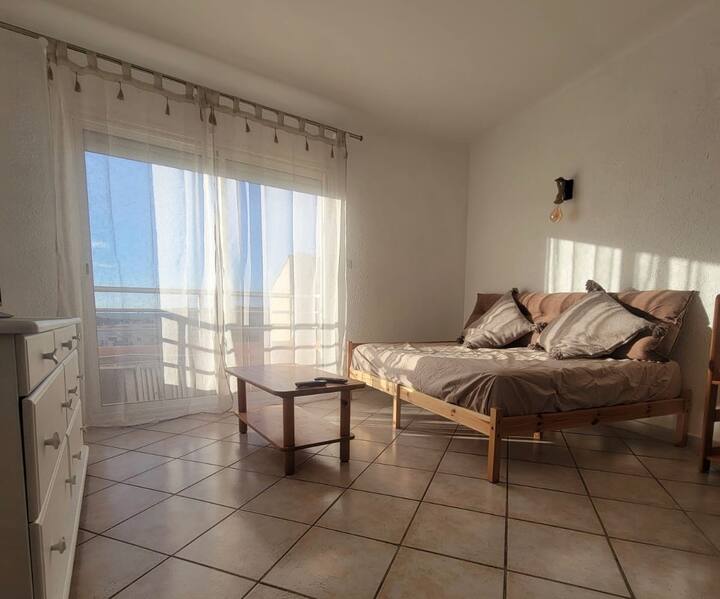 Studio 34m2 à 20 Mètres De La Mer Avec Parking - Canet-en-Roussillon