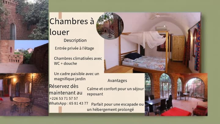 Chambre Double Numéro 2 - Ouagadougou