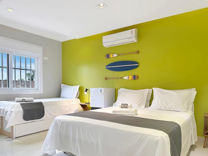 Pool | Barbecue | Suite | 200m From The Sea | Ac - Brasil
