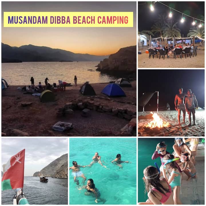Musandam Beach Camping - Oman
