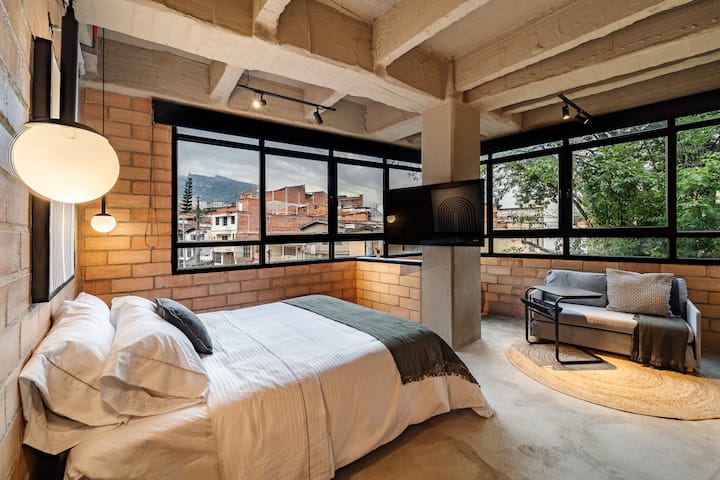 Modern Comfort: A/c, Wi-fi, Prime Location 204 - Medellín