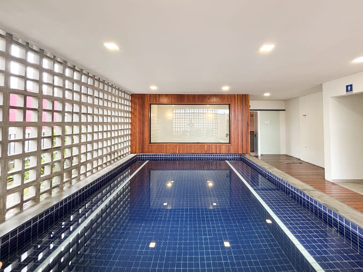 Piscina Sauna Ap Decorado Centro - Ubatuba