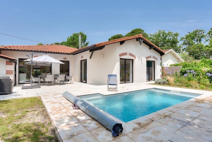 Villa De La Source - Piscine, Plage Du Betey - Andernos-les-Bains