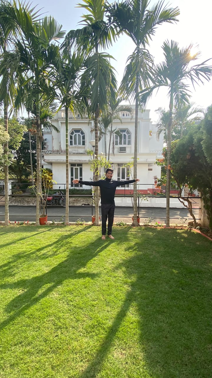 Entire Bungalow With Green Lawn At Shantiniketan. - 桑蒂尼蓋登
