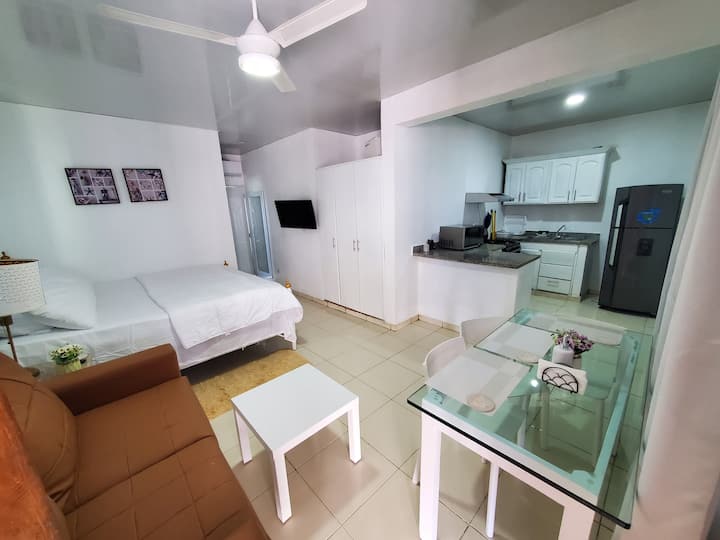 Hermoso Estudio En Pto. Pta. Con Aire Y Cama King - Puerto Plata