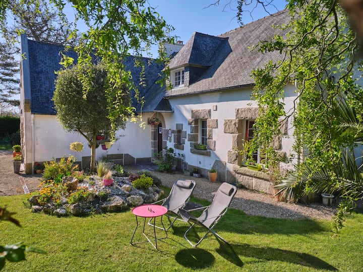 "Les Roses" Espace Familial Proche Plage, Santec - Roscoff