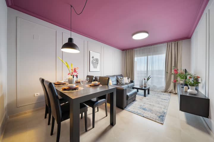Sea View, Beach 1400m, Swimming Pool, Parking, W@. - Casares
