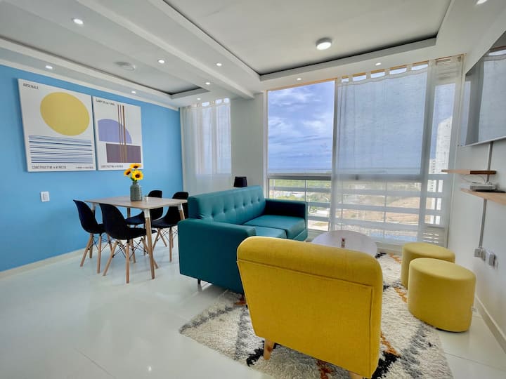 Apartamento Moderno Con Vista Unica-pet Friendly - Barranquilla