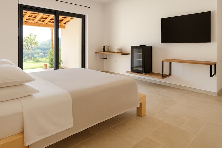 Silenza B&b Camera King Superior Con Vista E Patio - Mattinata