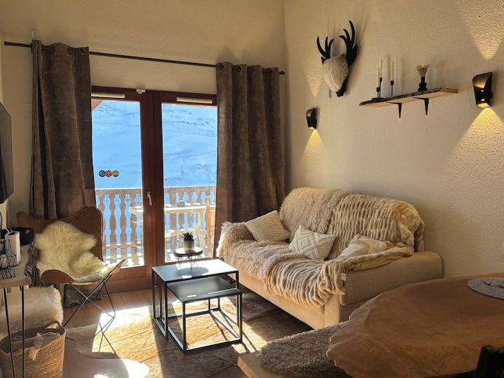 Bel Appartement Face Aux Pistes - La Mongie