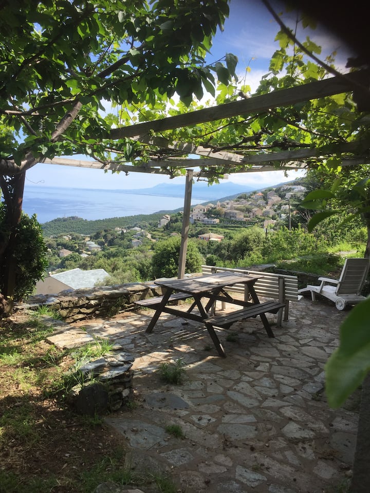 Rez Villa Avec Terrasse Vue Mer - Brando