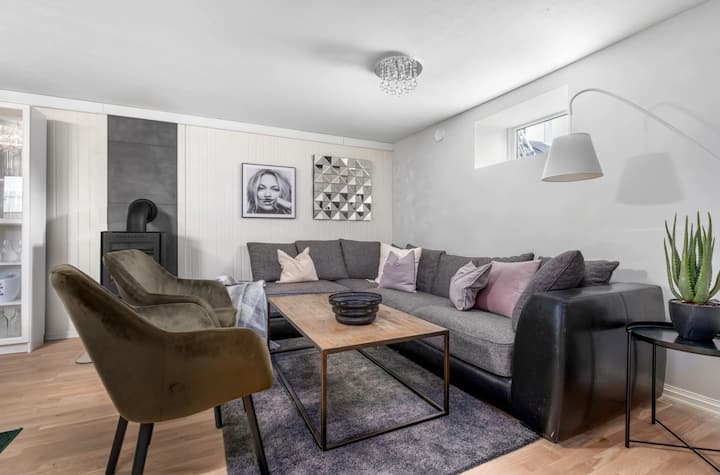 Koselig 4 Roms Sokkelleilighet - Trondheim