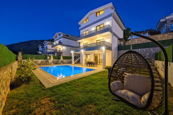 Villa Liberty, Kapalıhavuz,sauna - Fethiye
