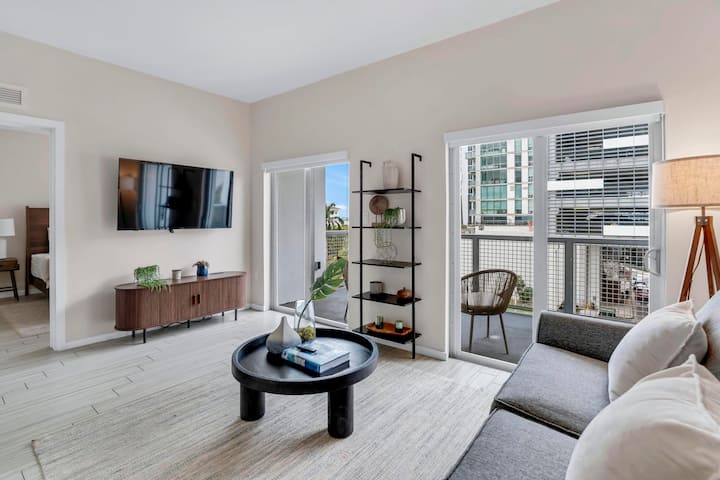 New Modern 2bed Edgewater/wynwood - Miami