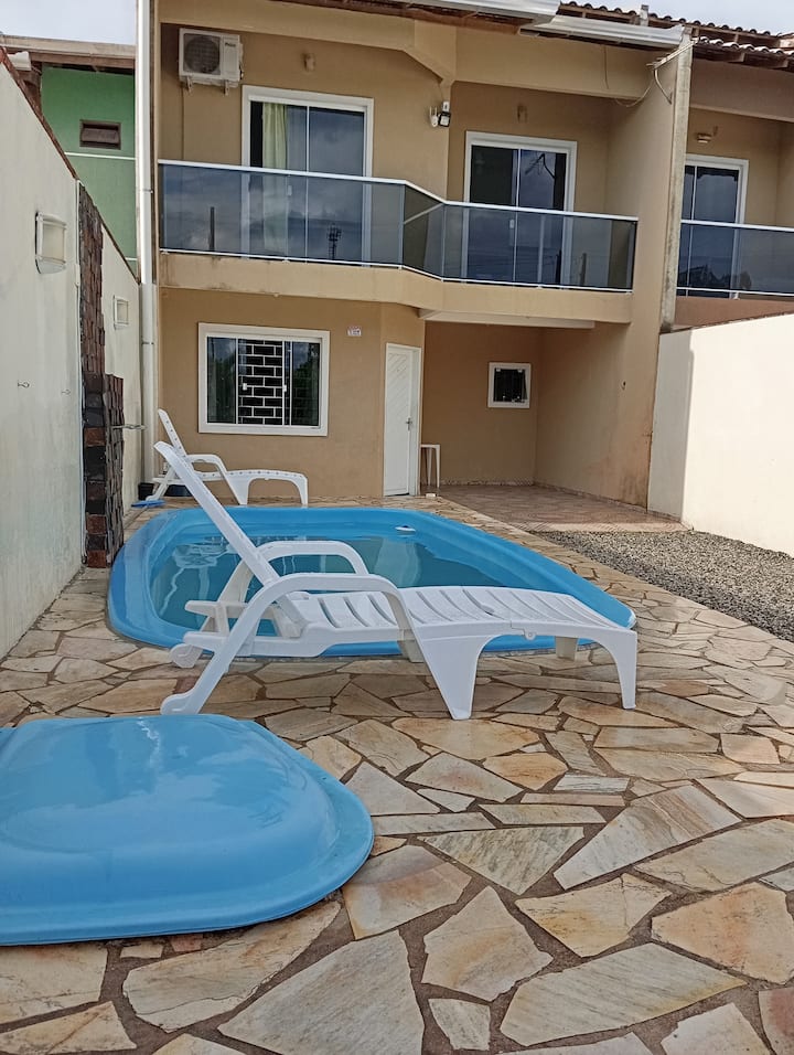 Casa Na Praia De Itapoá, Com Piscina - Itapoá