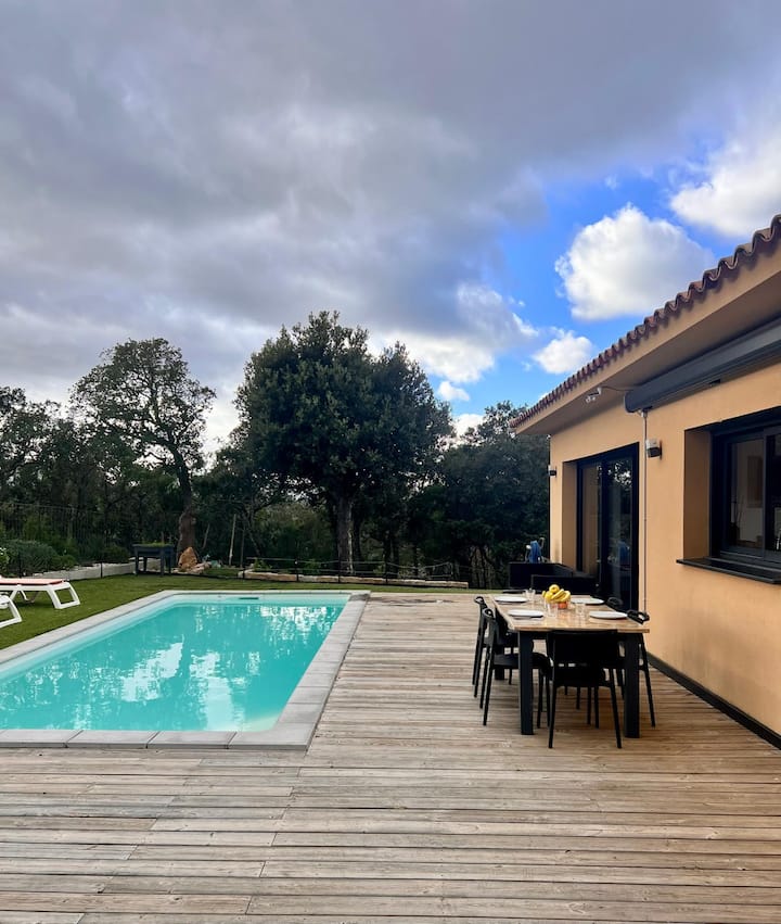 Maison Terrabella En Plein Coeur Du Maquis/piscine - Figari