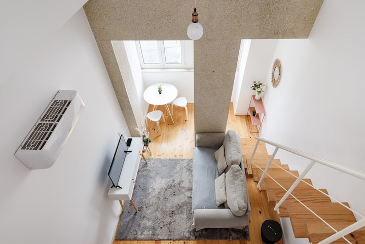 Mezzanine Studio In The City Center W/ Ac - Vila Nova de Gaia