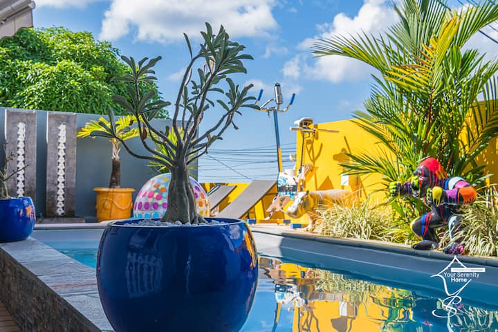 Maison Sunny - Piscine Privée & Confort Tropical - Fort-de-France