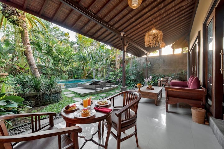 2 Br Private Villa Greenery Garden - D'bale Ananda - Ubud