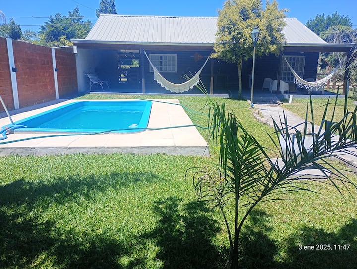 Cabaña Con Piscina Para 6pax - Gualeguaychú