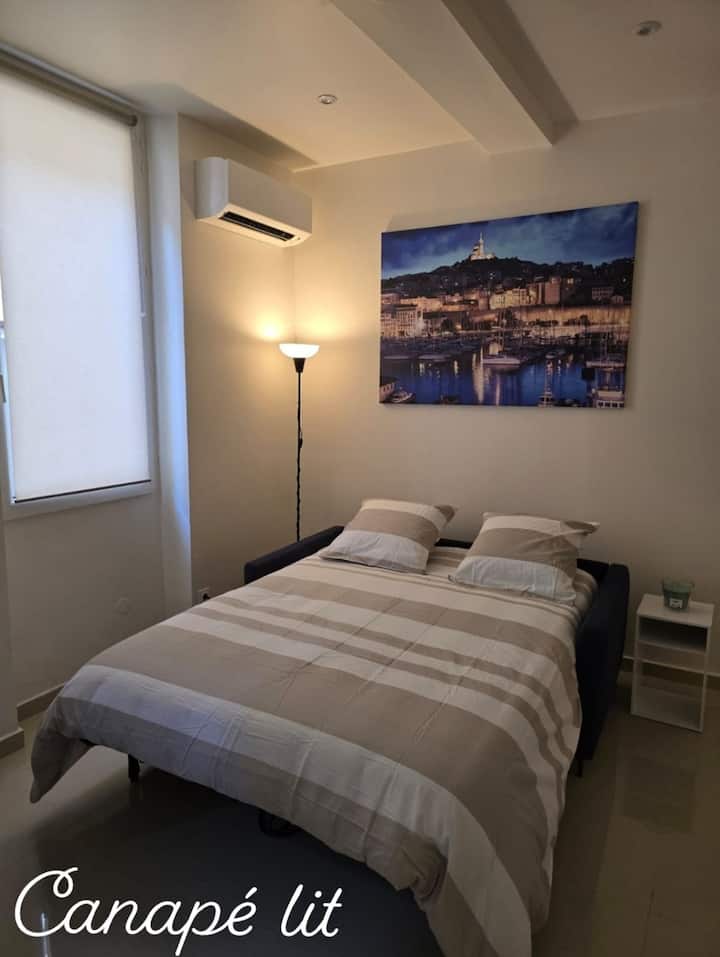 Vieux-port : Studio Moderne Chic - Marseille