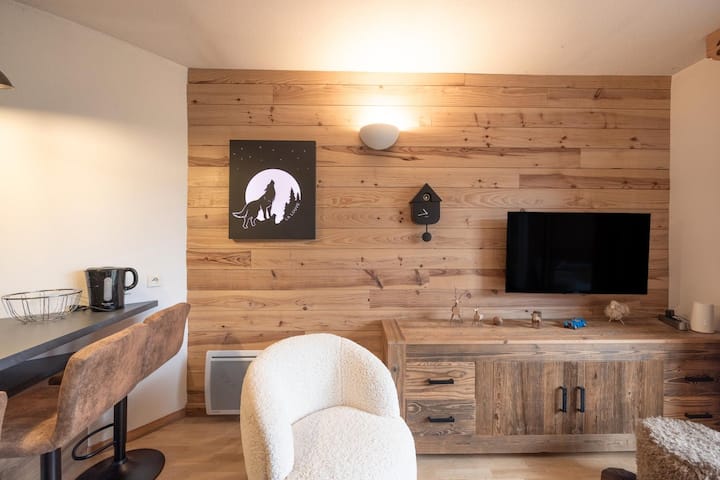 La Louve - Wifi, Piscine & Vue | Immoclean - Samoëns