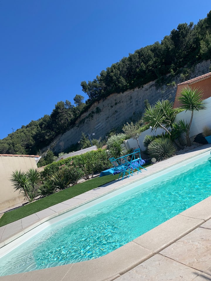 Villa Climatisée Avec Piscine à 10 Min De Cassis - La Ciotat