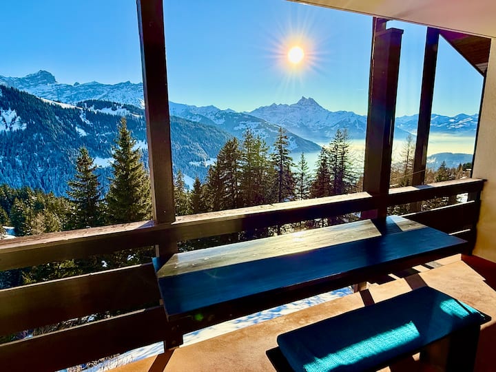 152.36 Joli Appart Pour 2 à 4 Pers. - Gryon