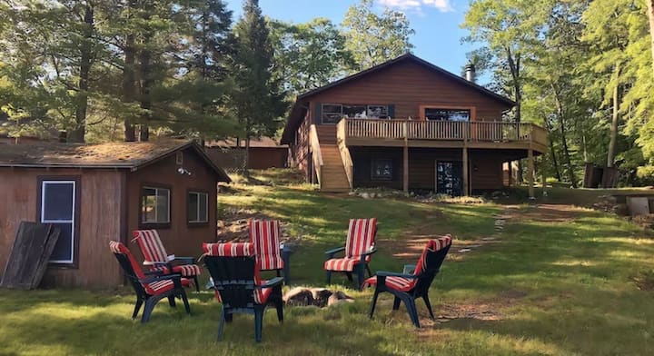 Pia's Place Family Cabin On North Two Lake - Two Sisters Lake, WI