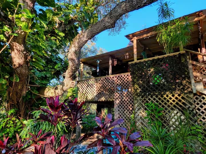 Rustic Beachside Treehouse - Fort Pierce, FL