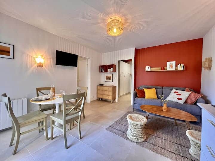 Appt 2 Pces Piscine Chauffée, Tennis, Parc, Golf - Lac de Malpasset