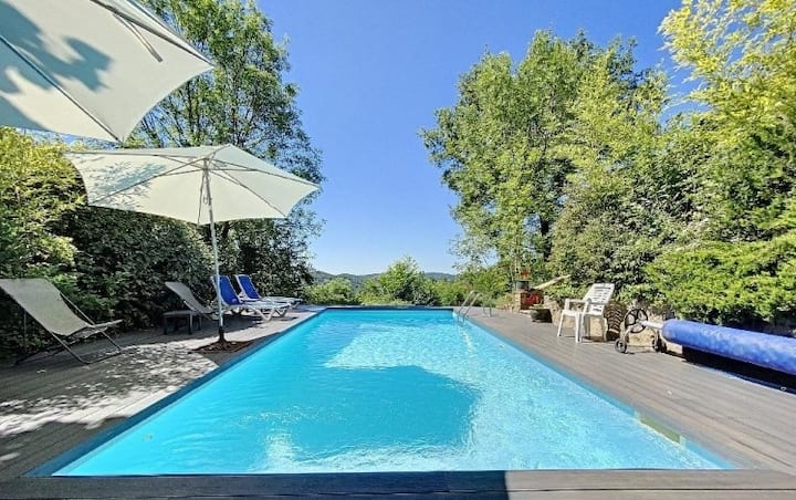 Maison De Charme Avec Vue Exceptionnelle - Najac