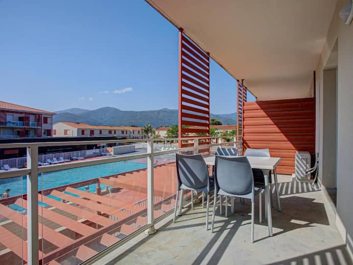 Appt 29m² 1 Ch Piscine Parking - Argelès-sur-Mer