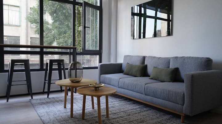 Two Floors Loft With 24/7 Security - Mexique