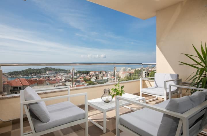 Sea View Apartment Dammi  With Free Parking A8 - Tučepi