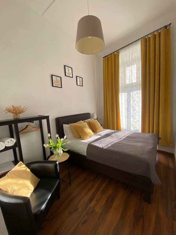Double Room With Balcony & City View - Krakow