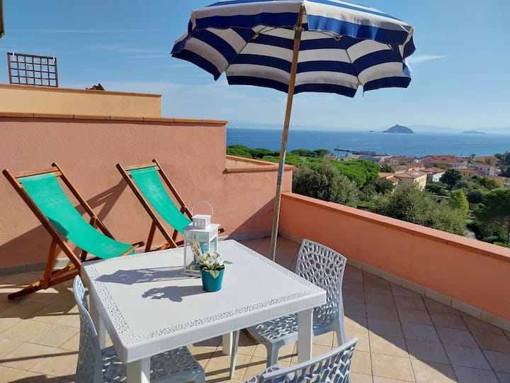 Bilocale Con Terrazzo Vista Mare - Rio