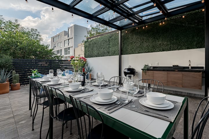 Artsy Roma Rooftop, Bbq, Gym, Ac | Fifa World Cup - Ciudad de México