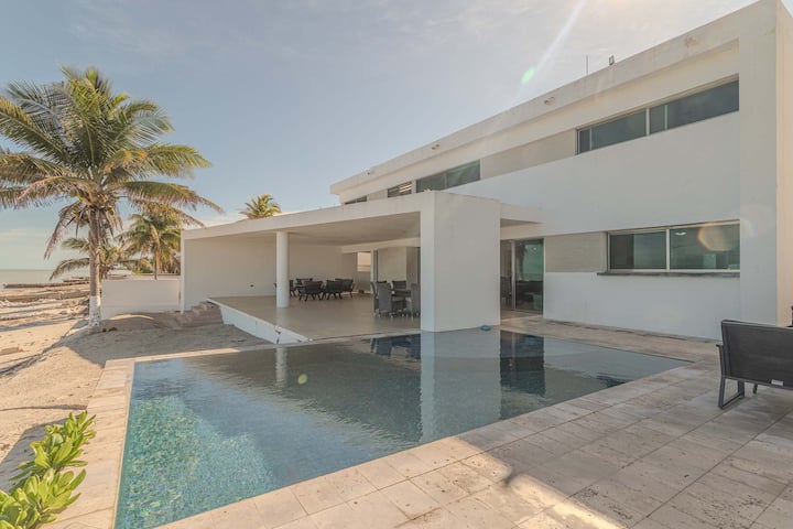 Casa Cocal, Frente Al Mar. - Yucatán