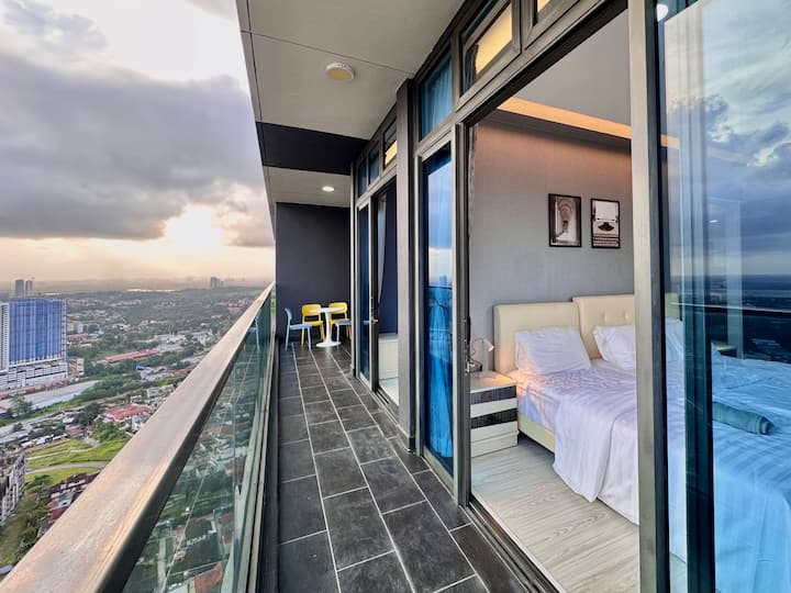Sky 88 | Comfy Balcony | Jb Town Near Ciq | 3b2b - Johor Bahru