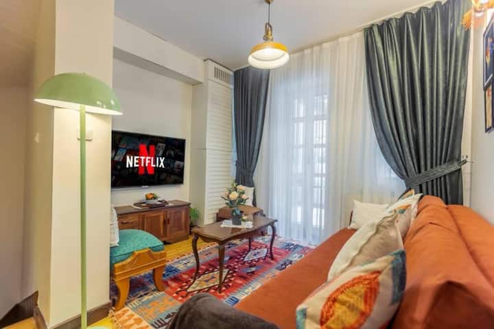 Maison à 5 Chambres + 2 Salles De Bain à Cihangir - Istanbul