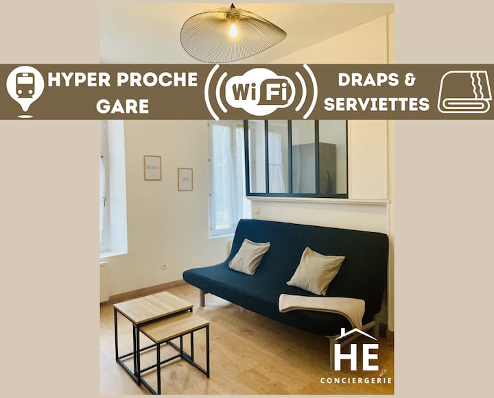 "Room 203" - Hyper Proche Gare 250m. - Montargis