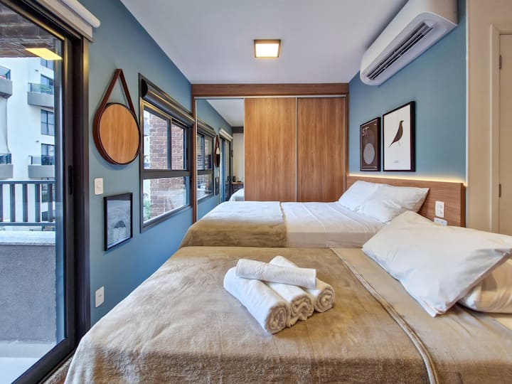 Studio Blackbird - 600m Da Estação Moema De Metrô - Congonhas-São Paulo Airport (CHG)