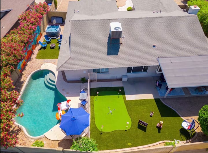 Tropical Tranquility:heated Pool & Spa, Mini Golf - Phoenix, AZ